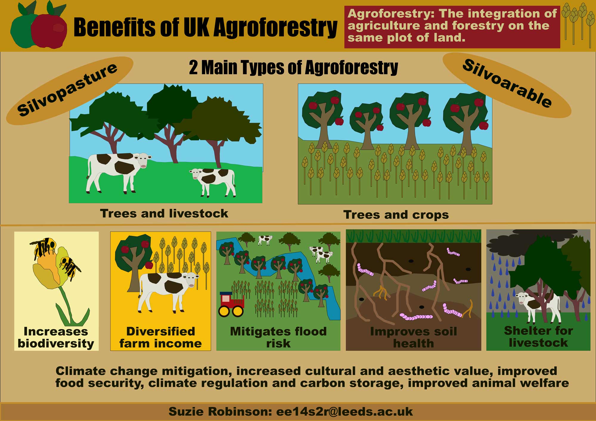 Robinson, Suzanne // Benefits of UK agroforestry